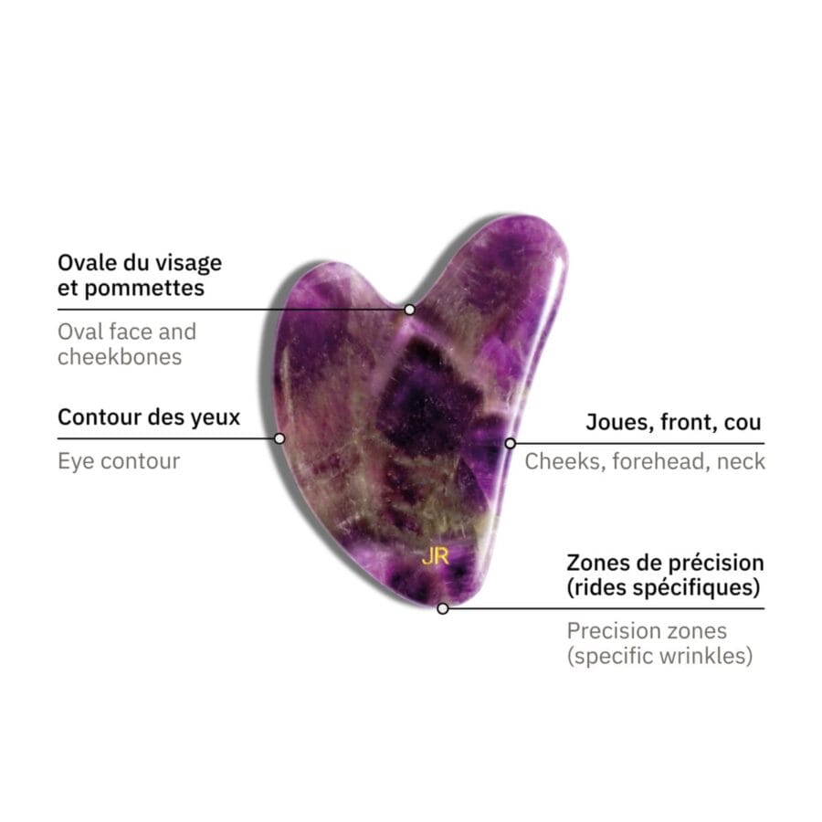 Amethyst Gua Sha: Anti-aging lifting tool - Jade Roller®